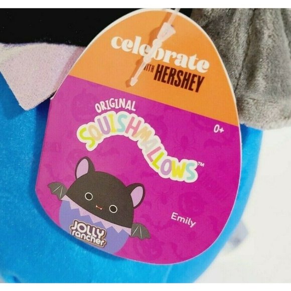 Kellytoy | Toys | Squishmallow Celebrate With Hershey Emily The Bat 8 ...